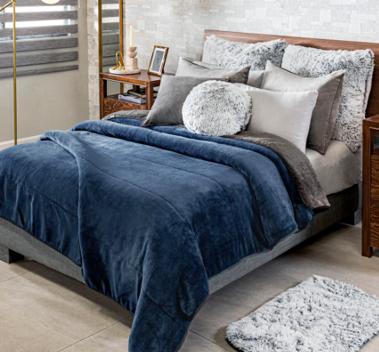 Cobija de invierno azul – Edecor Hogar